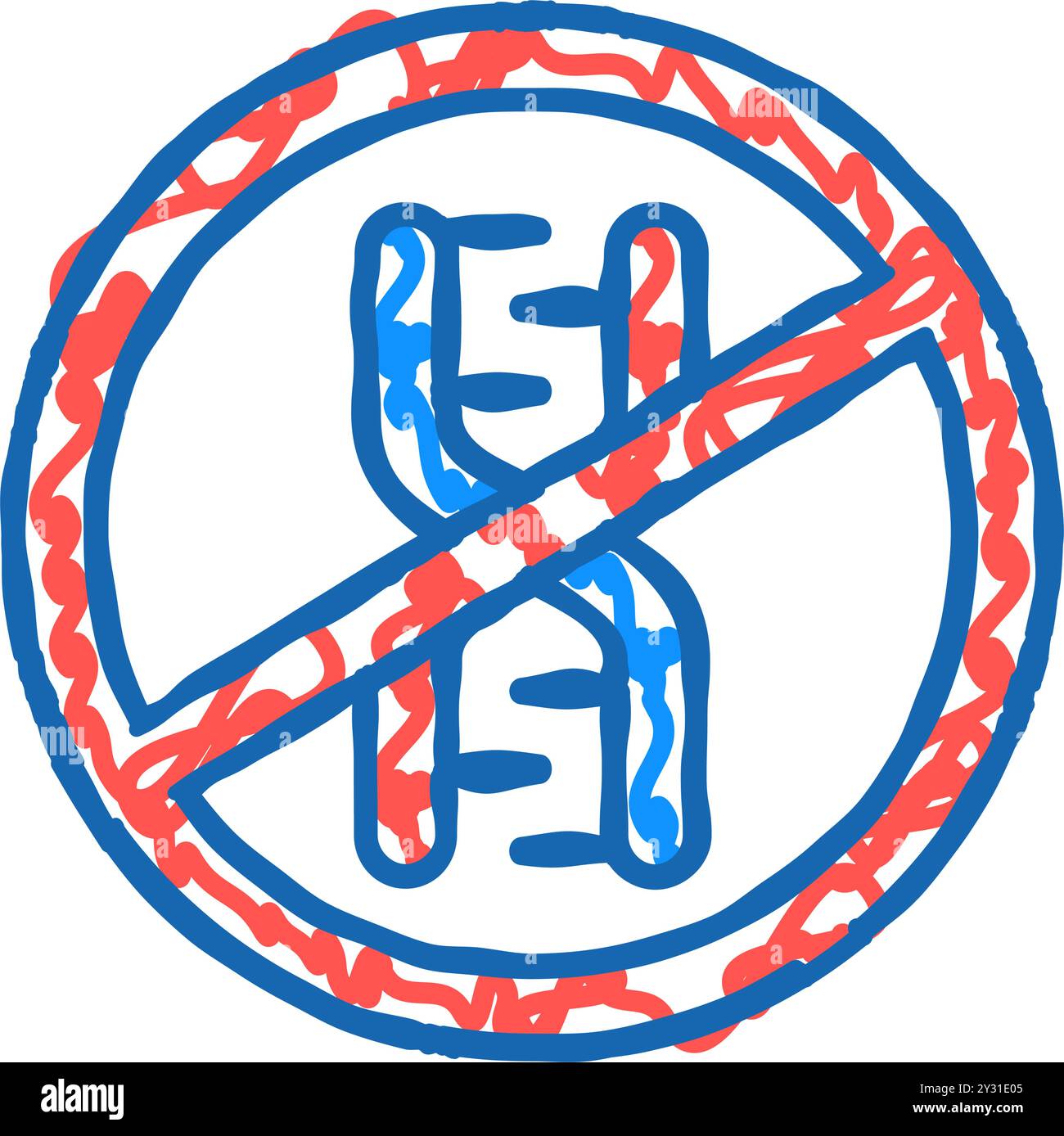 Crossed out scribble hi-res stock photography and images - Alamy