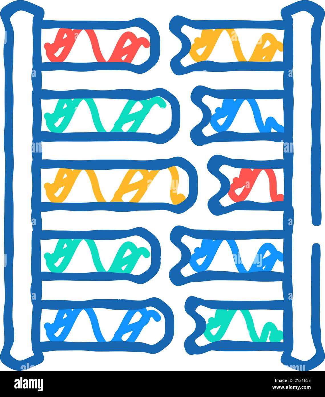 dna testing icon doodle illustration Stock Vector Image & Art - Alamy