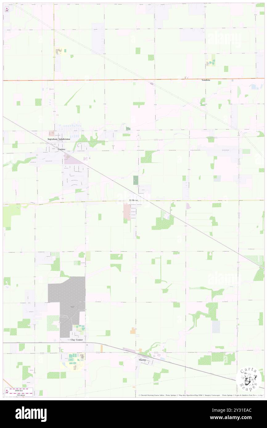 Map of williston Cut Out Stock Images & Pictures - Alamy