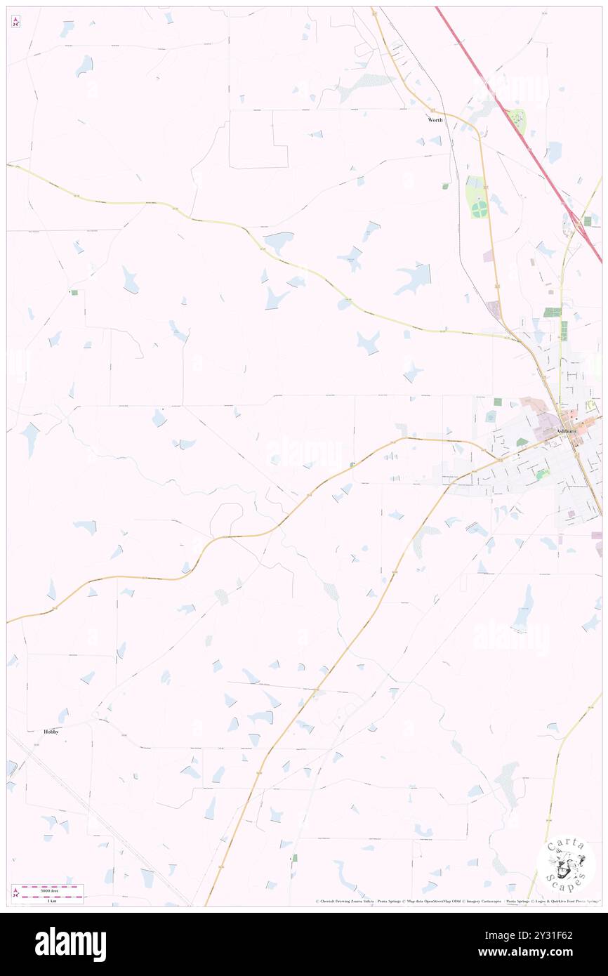 Ashburn georgia map Cut Out Stock Images & Pictures - Alamy