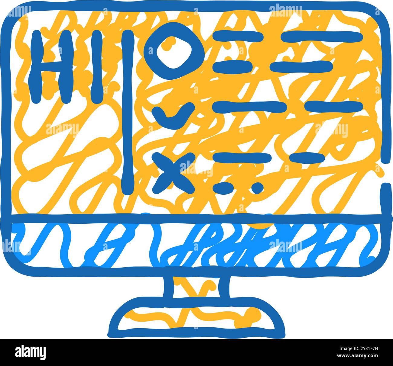 turing test icon doodle illustration Stock Vector Image & Art - Alamy