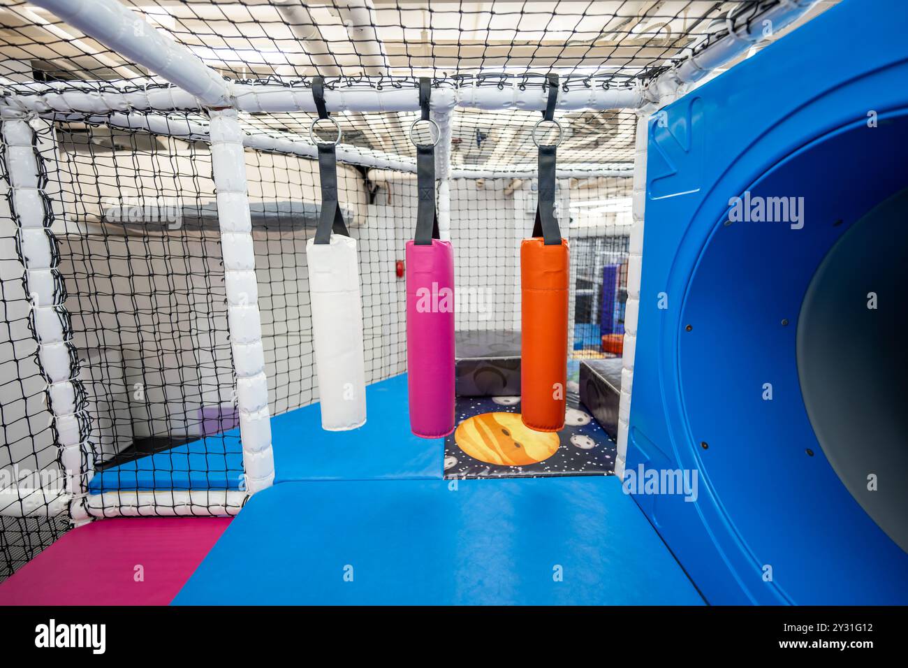 A part of Maze Playground include round tunnel, rubber tube, nest, and ...