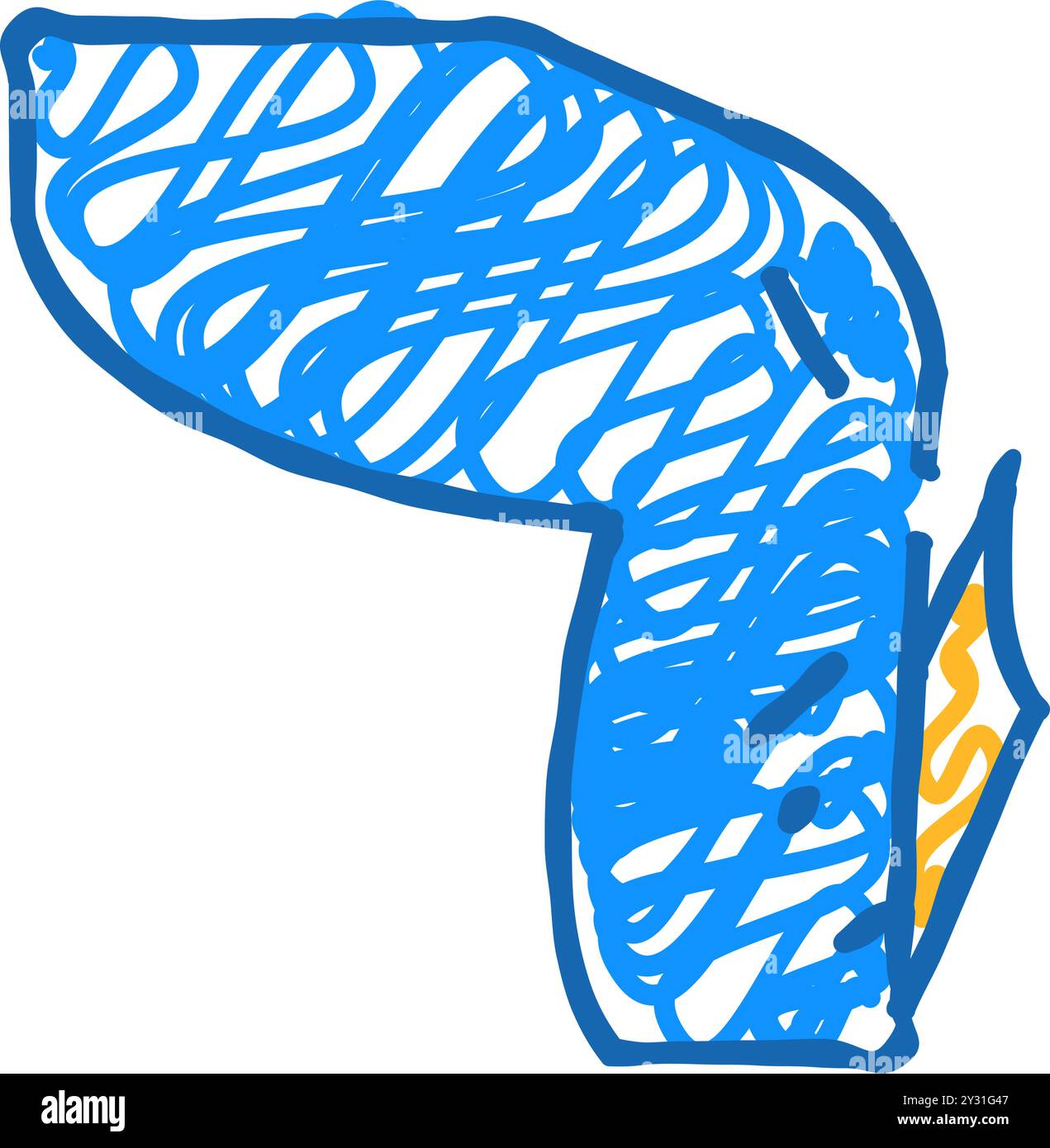 Open bone fracture icon Stock Vector Images - Alamy