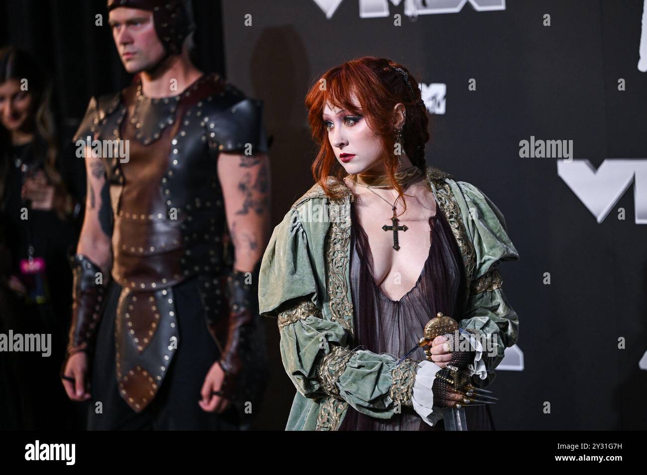 Elmont, USA. 11th Sep, 2024. Chappell Roan walking on the red carpet at ...