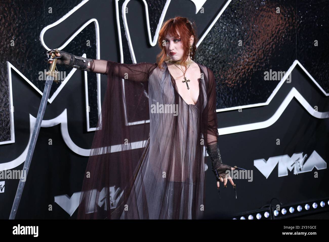Elmont, United States. 11th Sep, 2024. Chappell Roan attends the 2024 ...