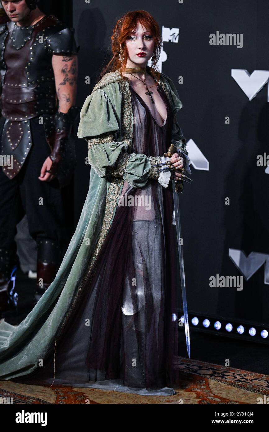 Elmont, USA. 11th Sep, 2024. Chappell Roan walking on the red carpet at ...