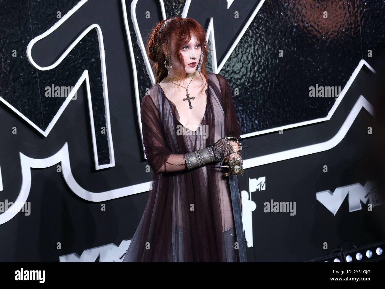 Elmont, United States. 11th Sep, 2024. Chappell Roan attends the 2024 ...