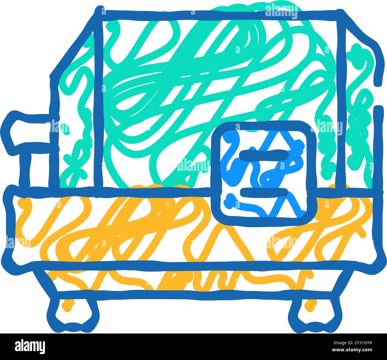 spin centrifuge vector symbol illustration icon doodle illustration ...