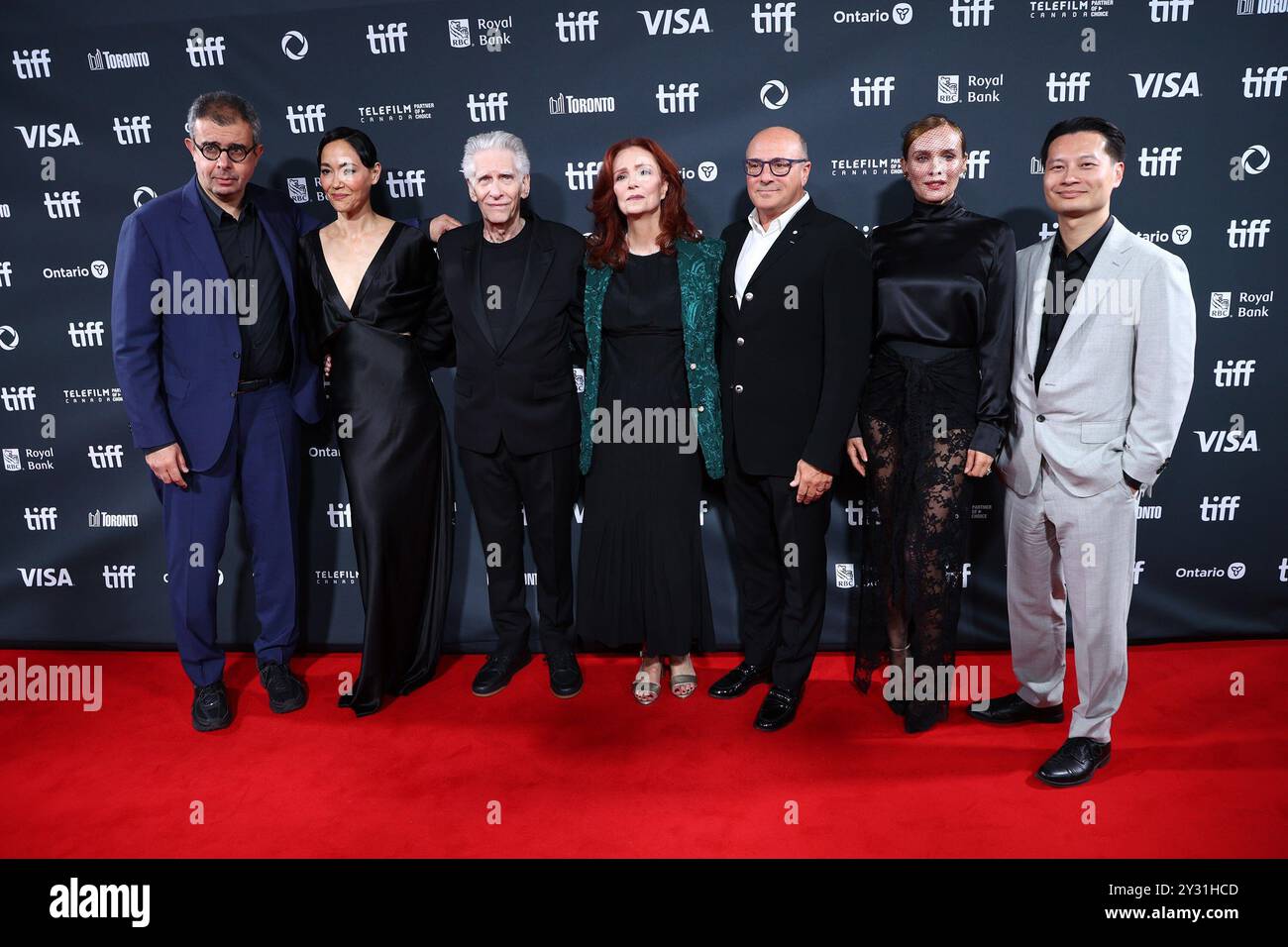On. 11th Sep, 2024. Martin Katz, Sandrine Holt, David Cronenberg ...