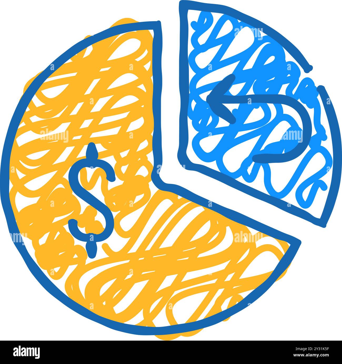 Pie chart cashback purchaise black hi-res stock photography and images ...