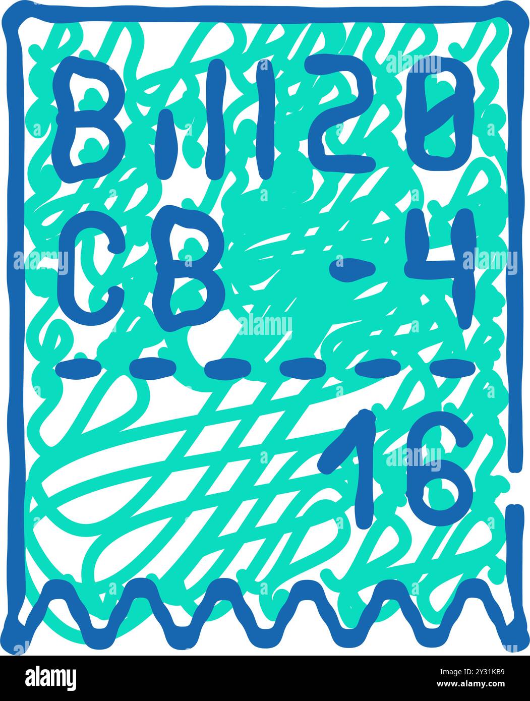 receipt with sum and cashback icon doodle illustration Stock Vector ...