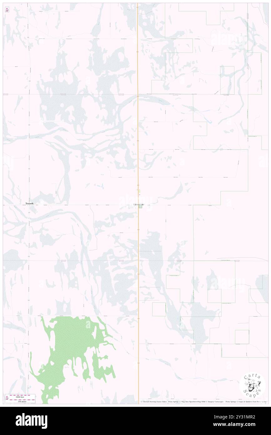Alger county map hi-res stock photography and images - Alamy