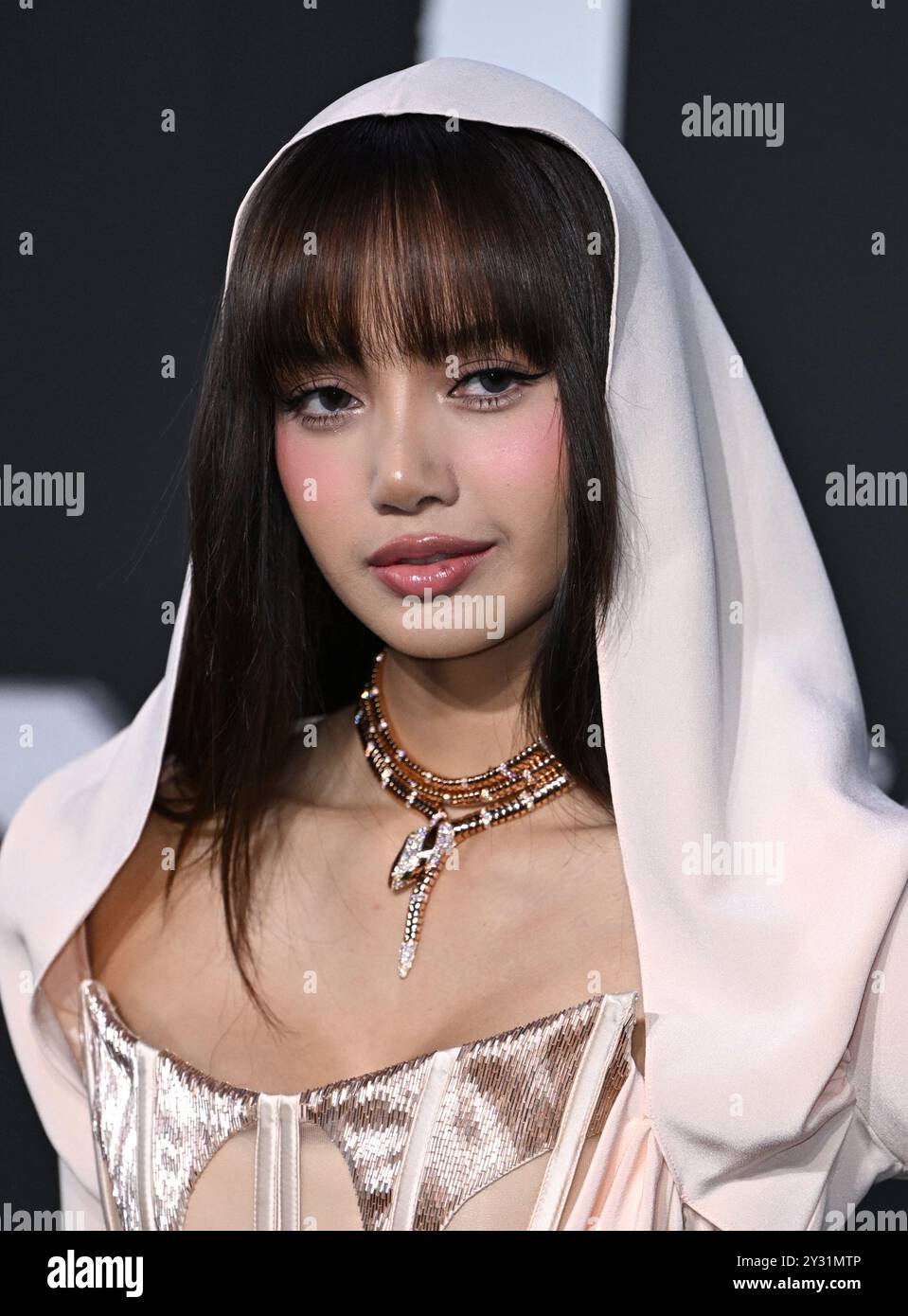 New York, USA. September 11th, 2024. Lisa from the band Blackpink ...