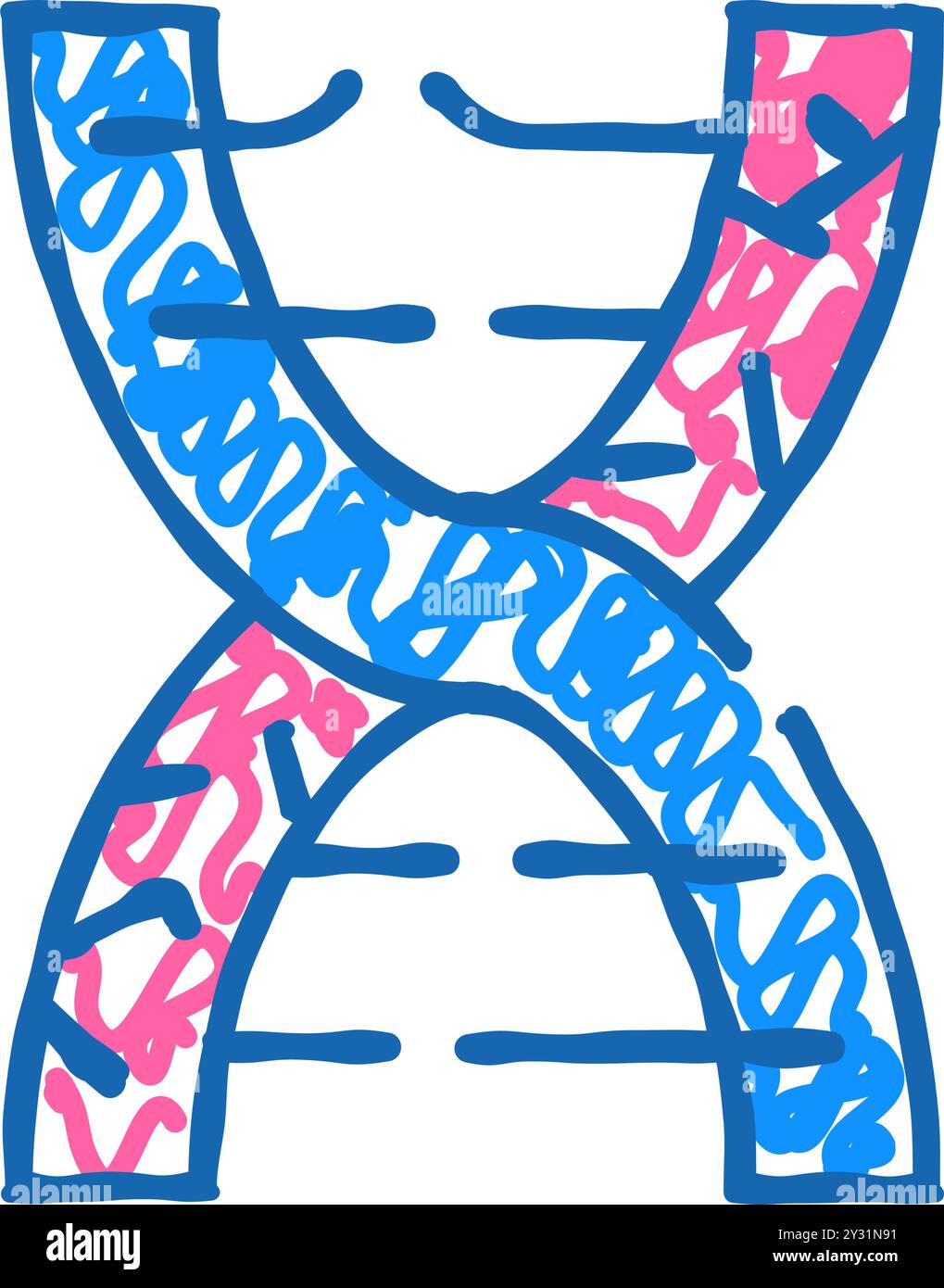 dna decay icon doodle illustration Stock Vector Image & Art - Alamy