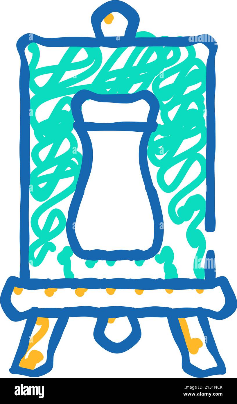 art lesson icon doodle illustration Stock Vector Image & Art - Alamy