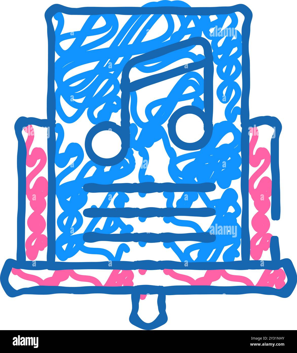 music lesson icon doodle illustration Stock Vector Image & Art - Alamy