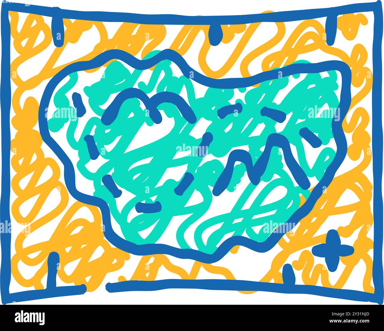 medieval map icon doodle illustration Stock Vector Image & Art - Alamy