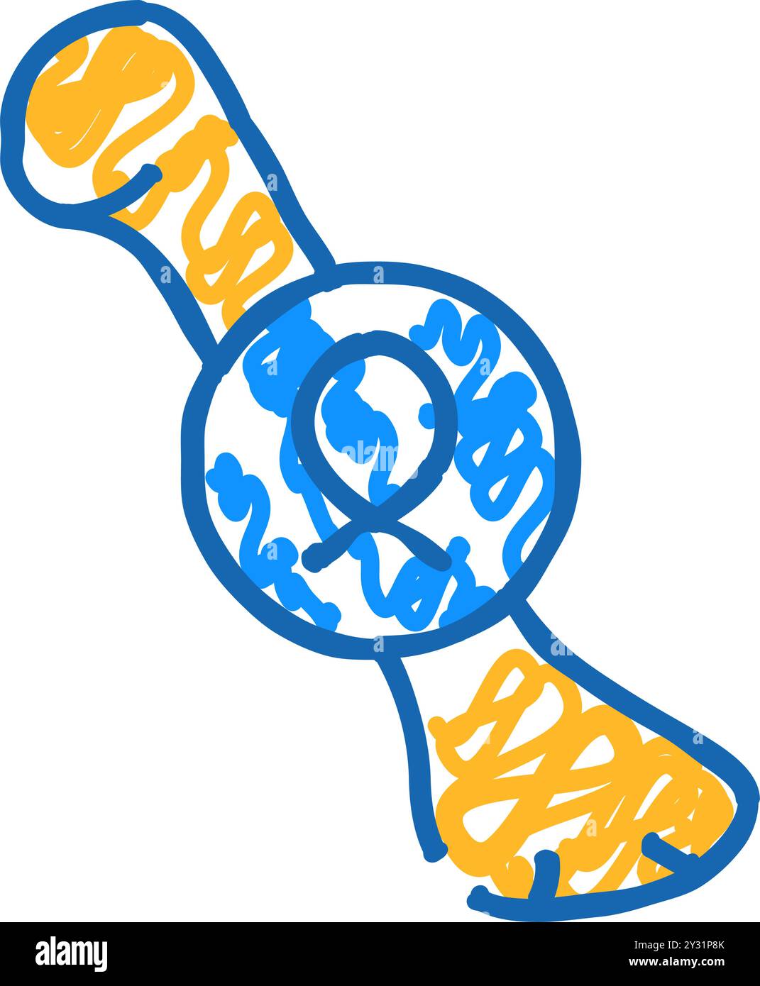 bone cancer sign icon doodle illustration Stock Vector Image & Art - Alamy