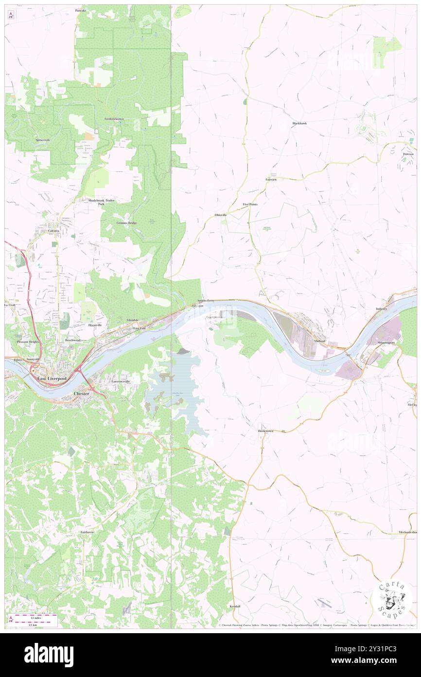 Marshall virginia map hi-res stock photography and images - Alamy