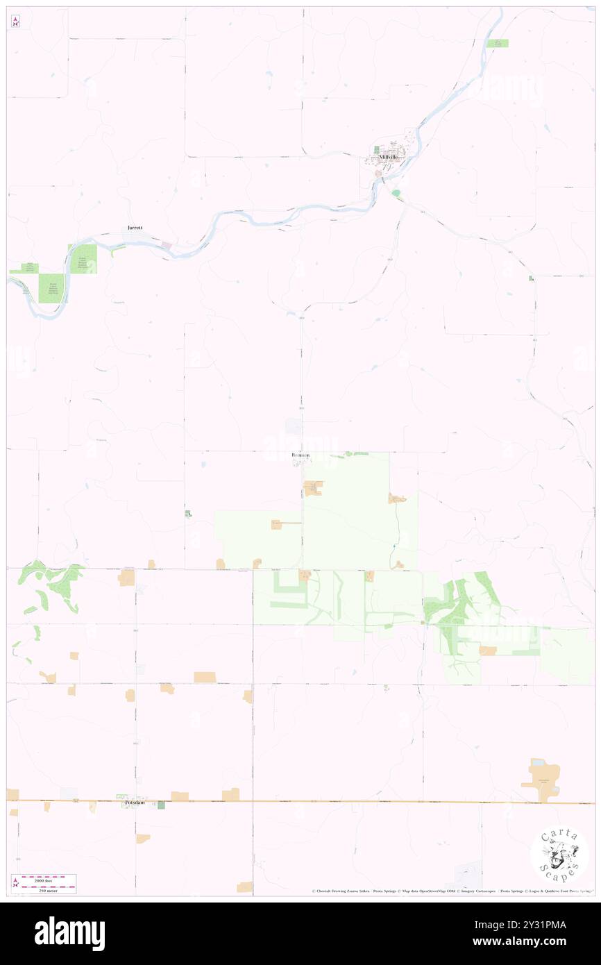 Wabasha county map Cut Out Stock Images & Pictures - Alamy