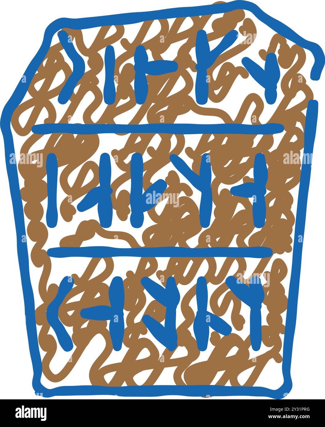 runestone stone icon doodle illustration Stock Vector Image & Art - Alamy