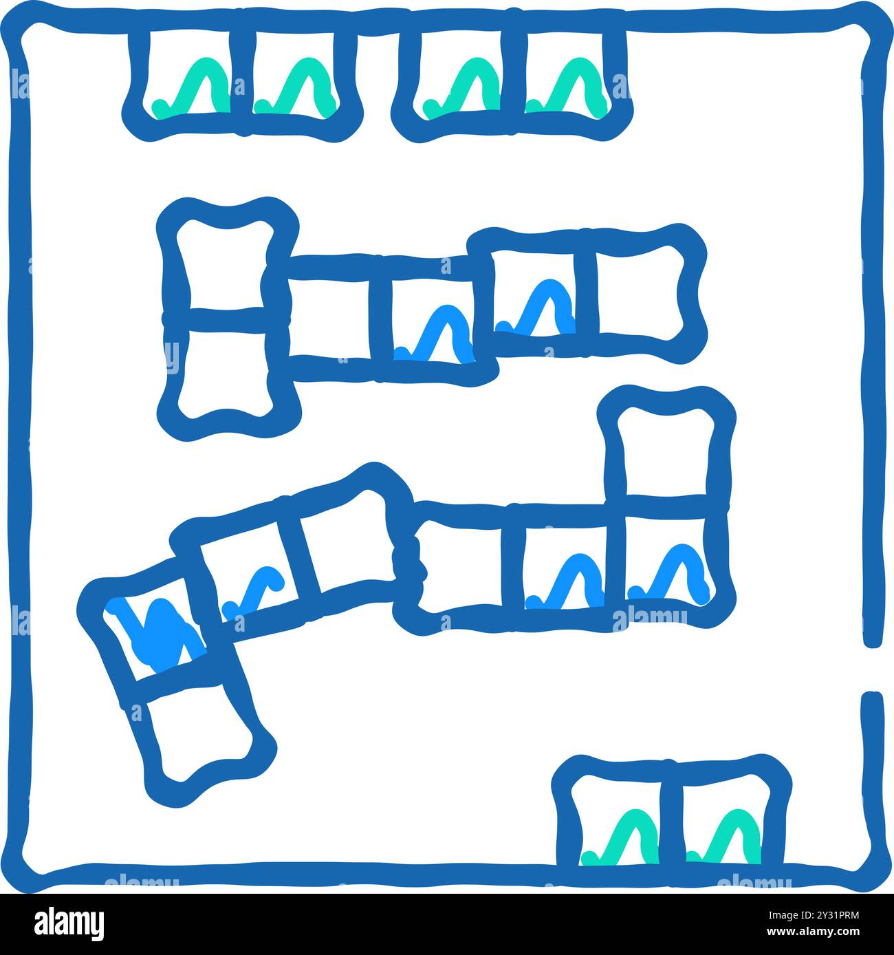 domino game sign icon doodle illustration Stock Vector Image & Art - Alamy