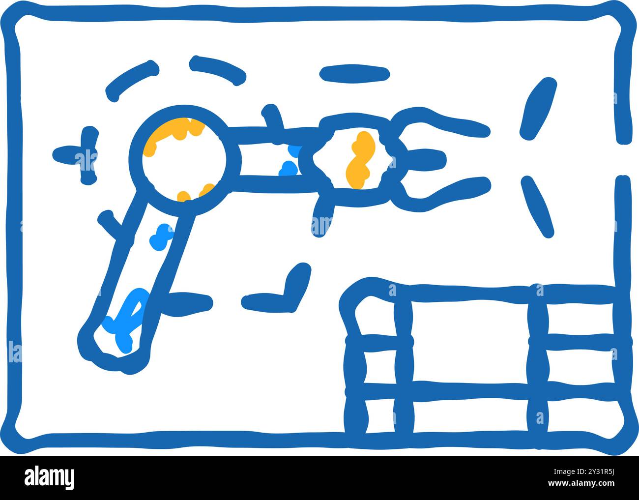 modern weapon plan icon doodle illustration Stock Vector Image & Art ...