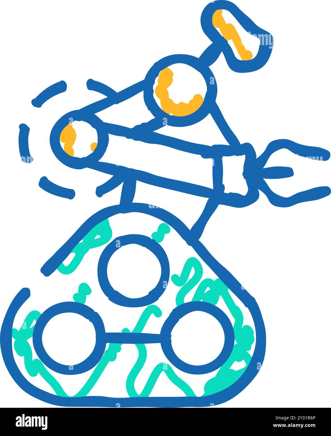 robotic arm sign icon doodle illustration Stock Vector Image & Art - Alamy