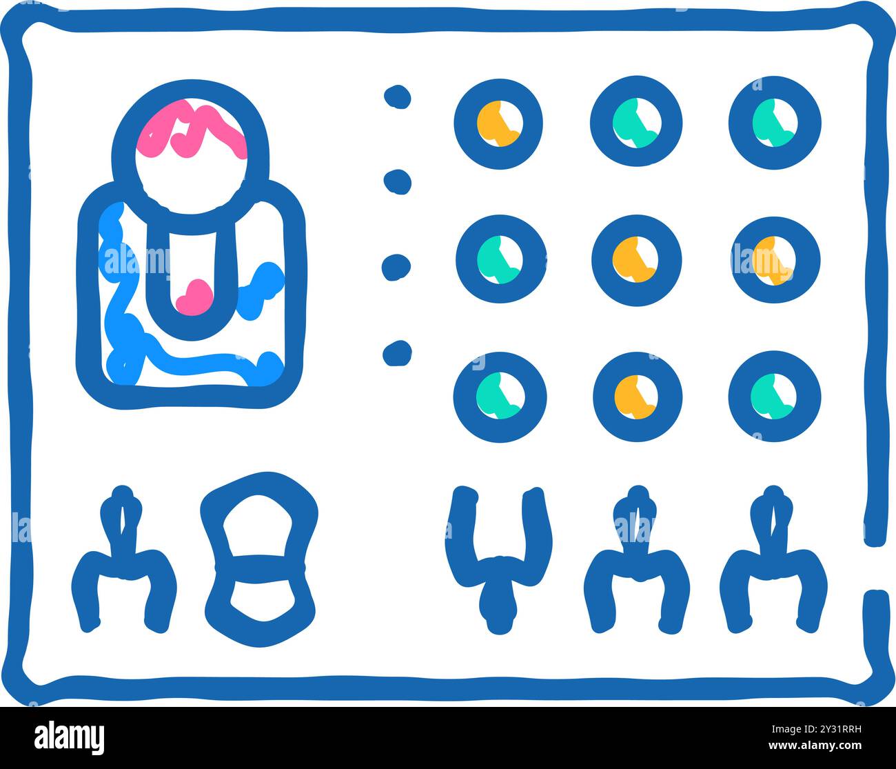 remote controle sign icon doodle illustration Stock Vector Image & Art ...