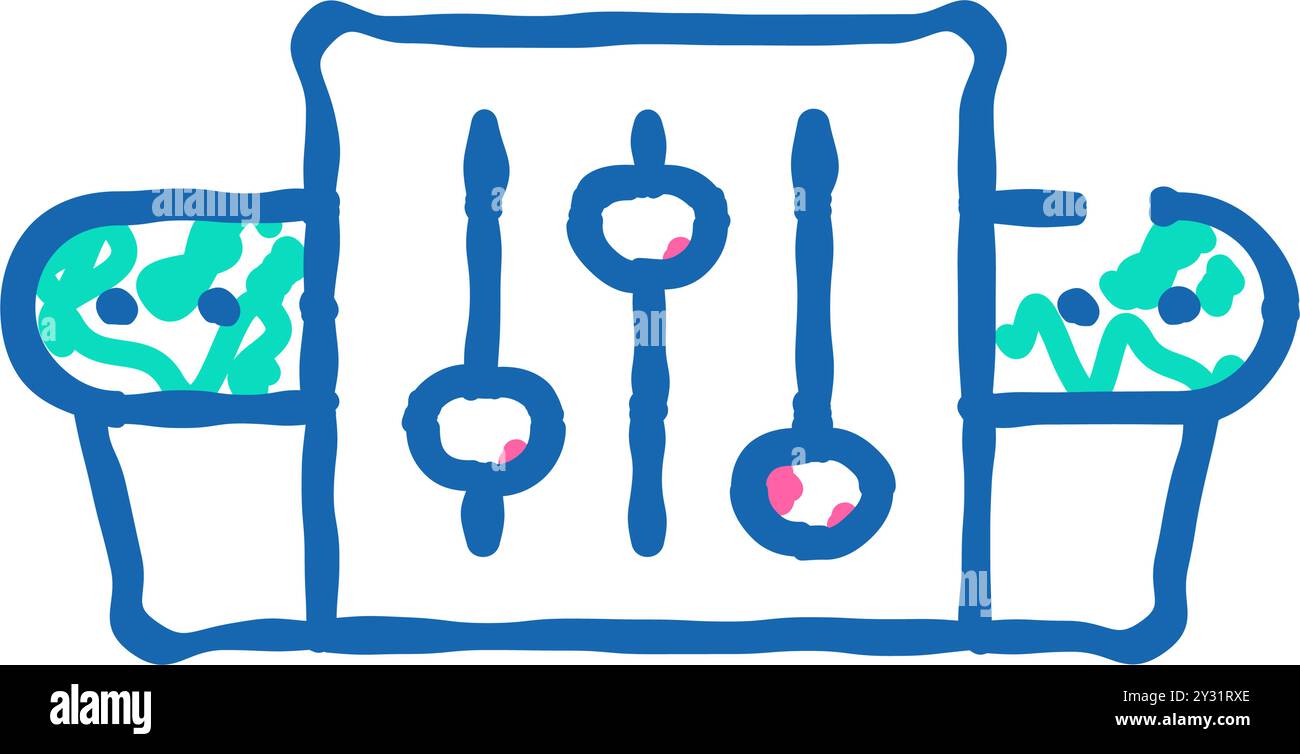 conveyor settings sign icon doodle illustration Stock Vector Image ...