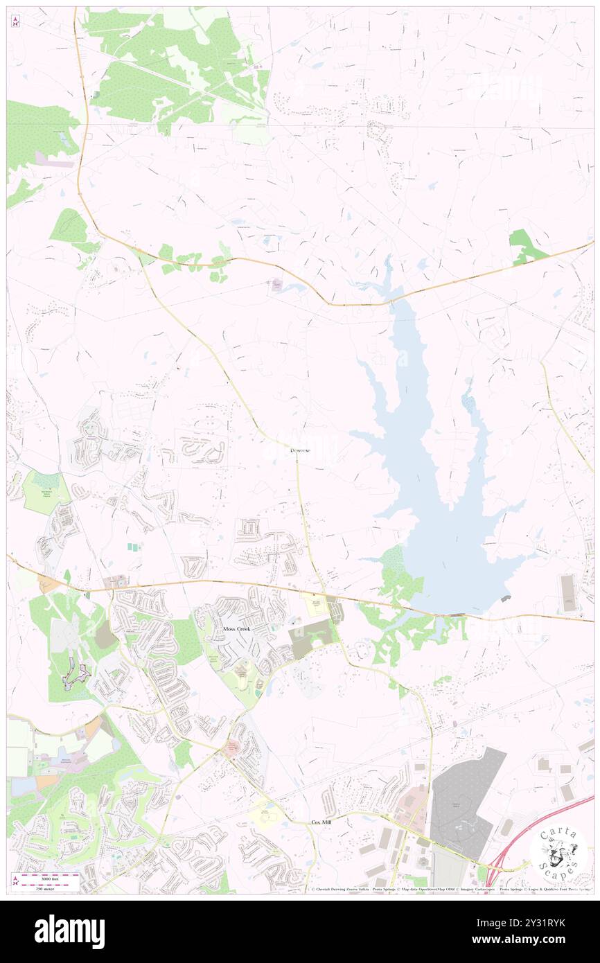 Map of cabarrus Cut Out Stock Images & Pictures - Alamy