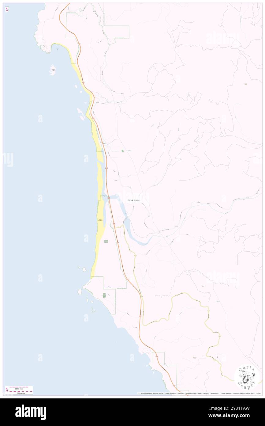 Map of pistol river hi-res stock photography and images - Alamy