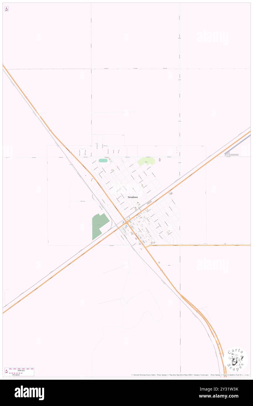 Stratford texas map Cut Out Stock Images & Pictures - Alamy