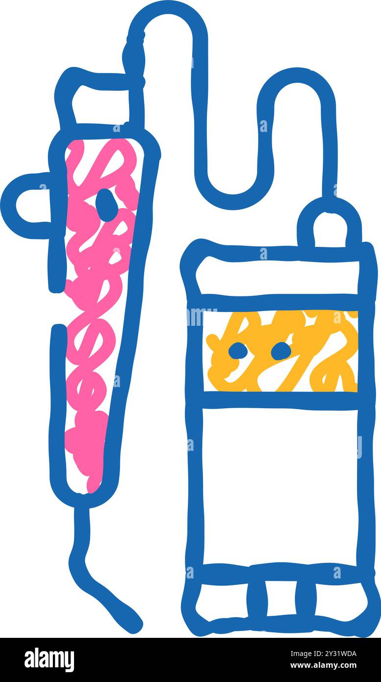 laser therapy sign icon doodle illustration Stock Vector Image & Art ...