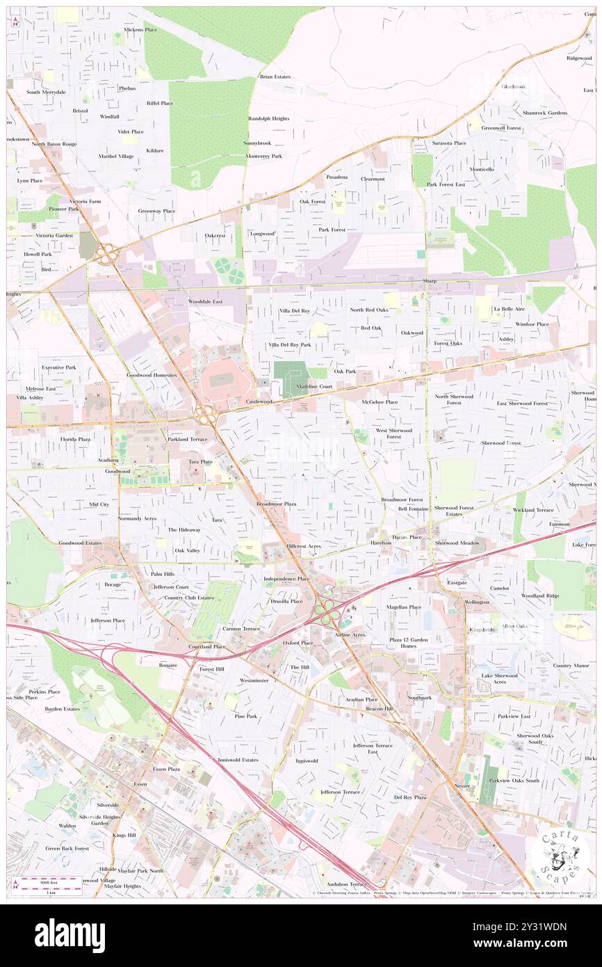 East Broadmoor, East Baton Rouge Parish, US, United States, Louisiana ...