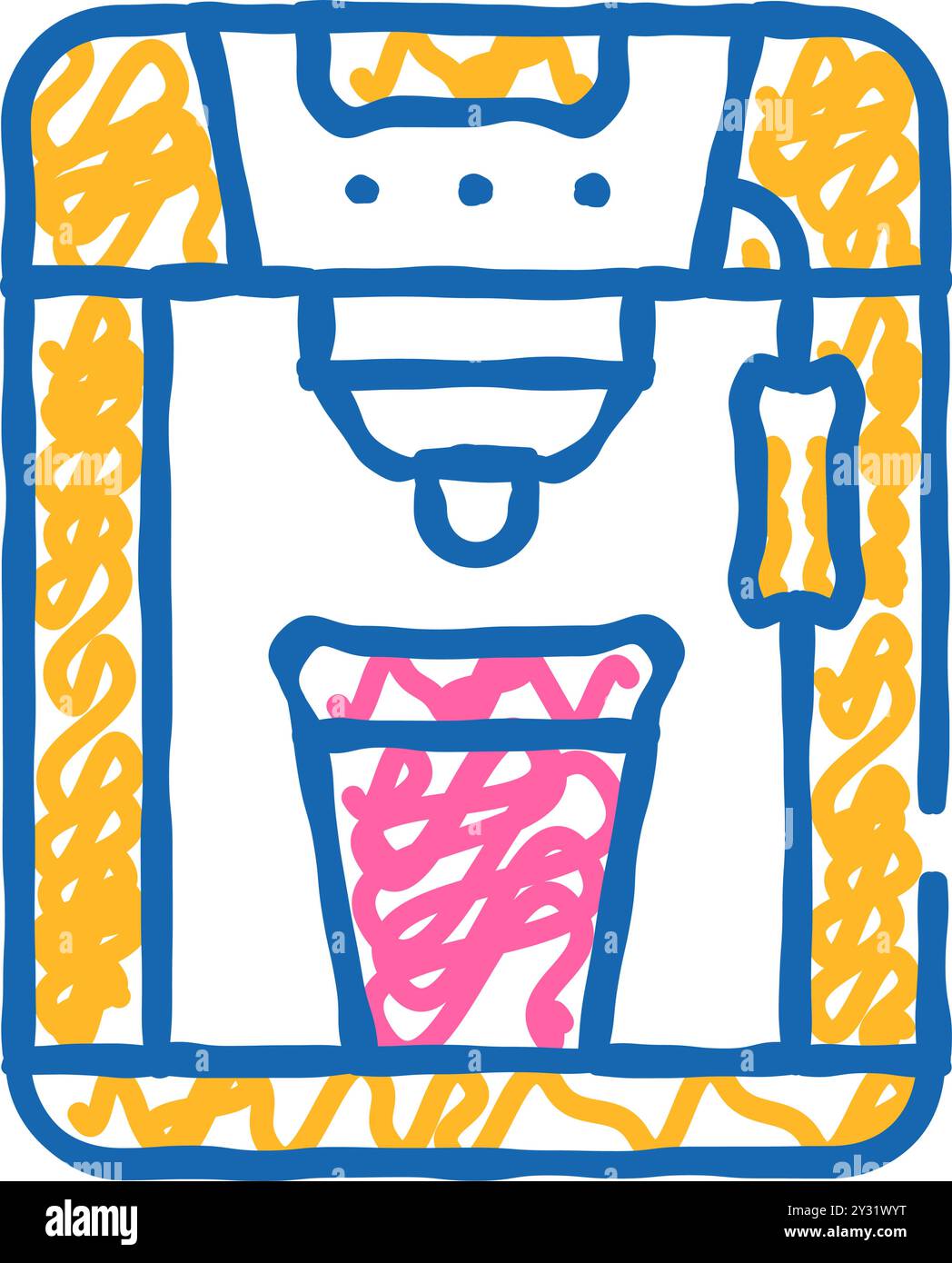 coffee machine sign icon doodle illustration Stock Vector Image & Art ...