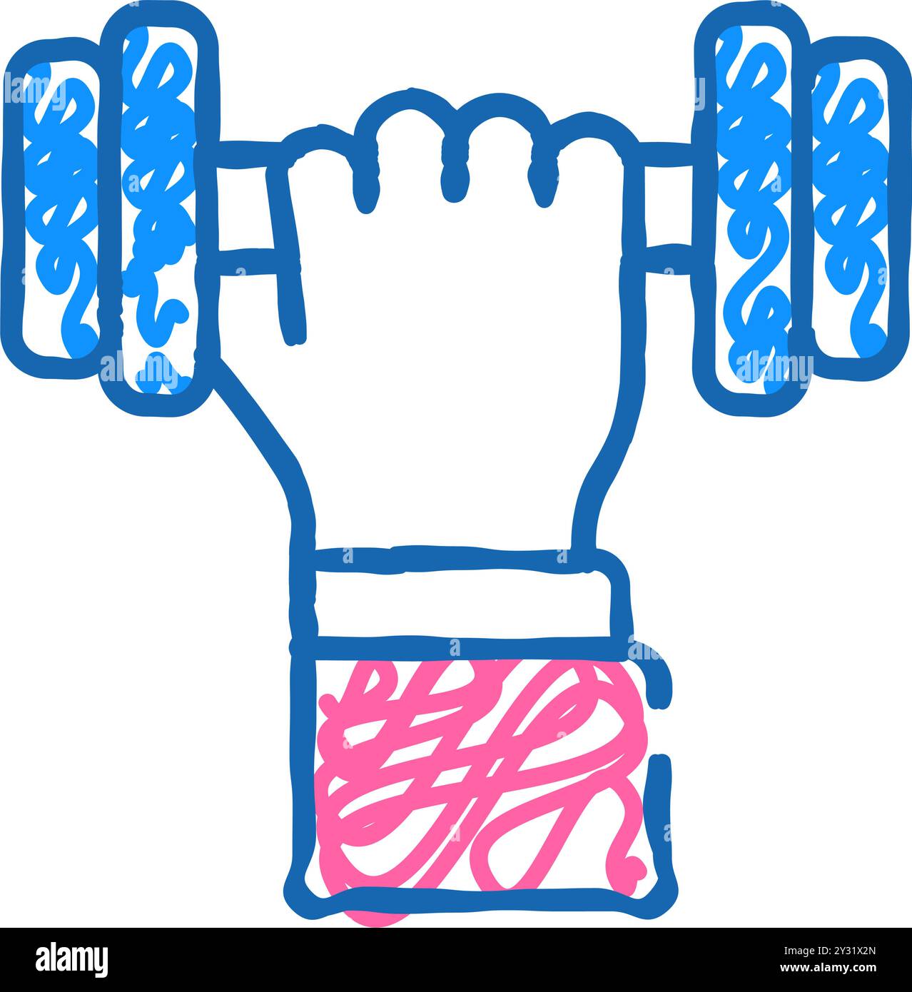 physical activity sign icon doodle illustration Stock Vector Image ...