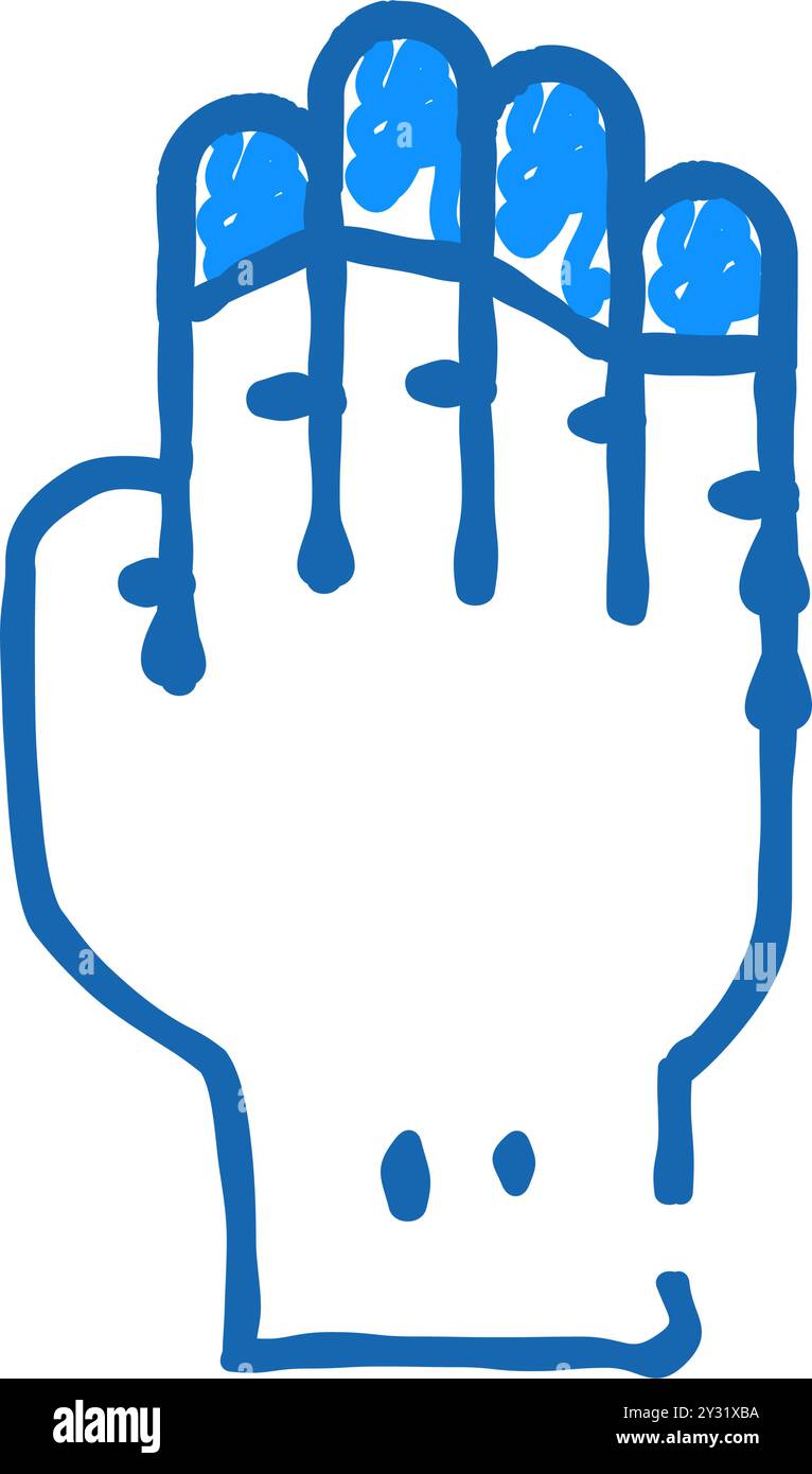 cyanosis disease icon doodle illustration Stock Vector Image & Art - Alamy