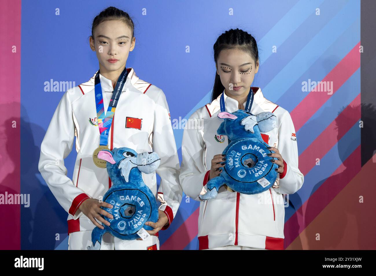 The Chinese couple, Zhu Si Yi and Xu Xiao Xiao, first place in the ...