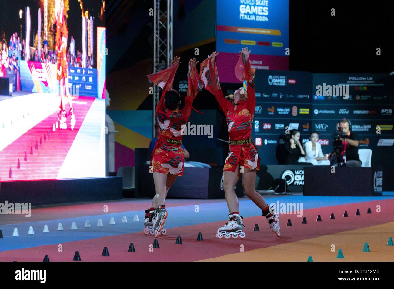 The Chinese couple, Wang An Qi and Kuang Ning Xin, second place in the ...