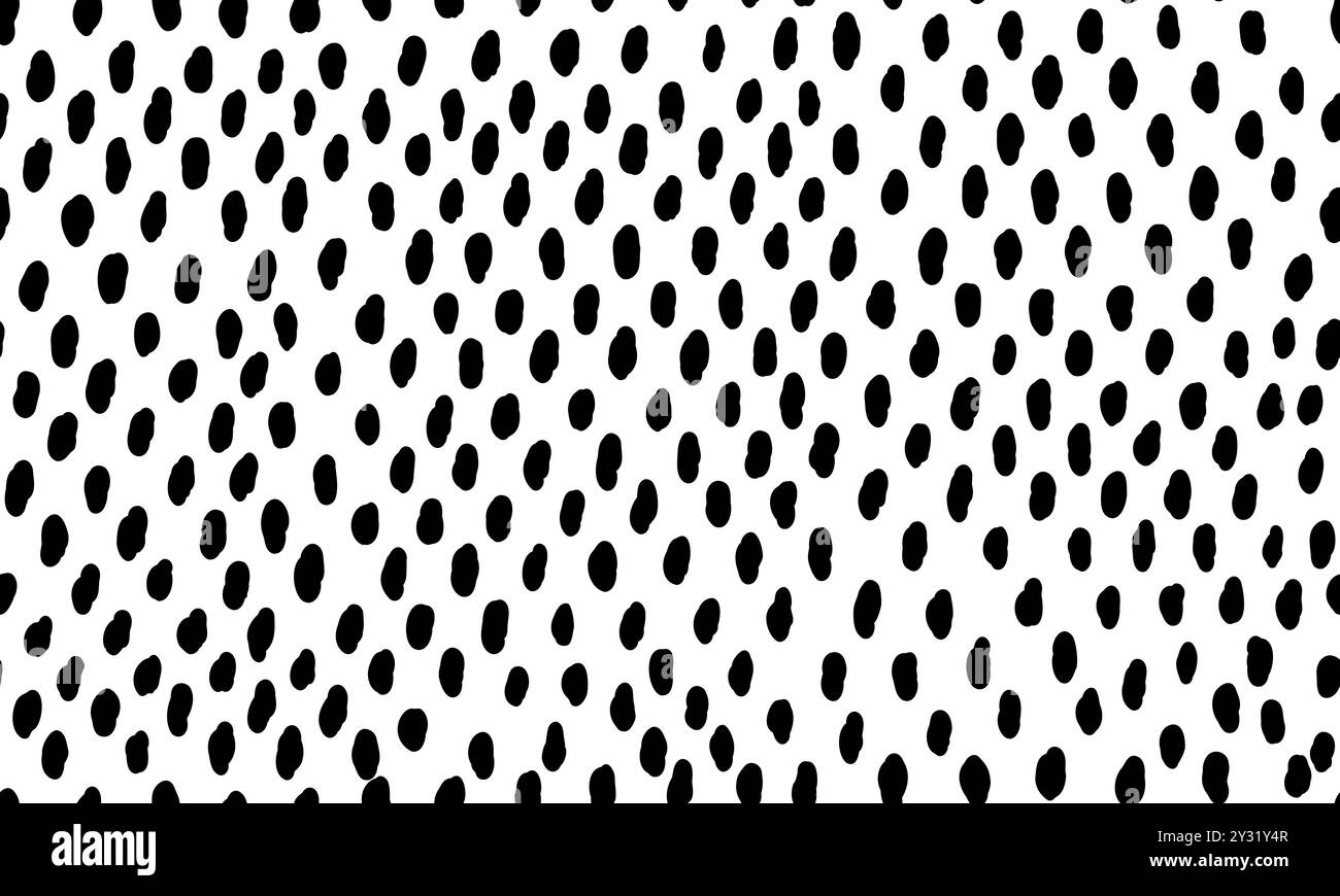 Small dash seamless pattern. Vector wallpaper with hand drawn abstract ...