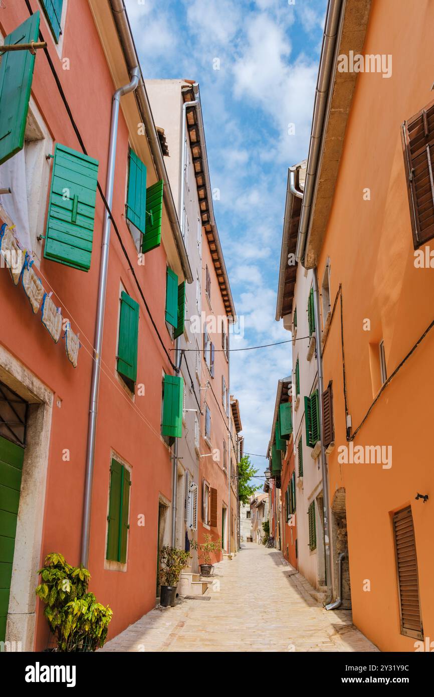 One can wander through the historic streets of Rovinj, where vibrant ...