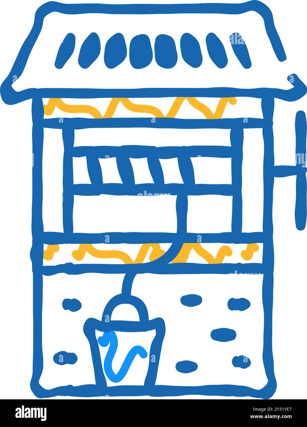 well water hole icon doodle illustration Stock Vector Image & Art - Alamy