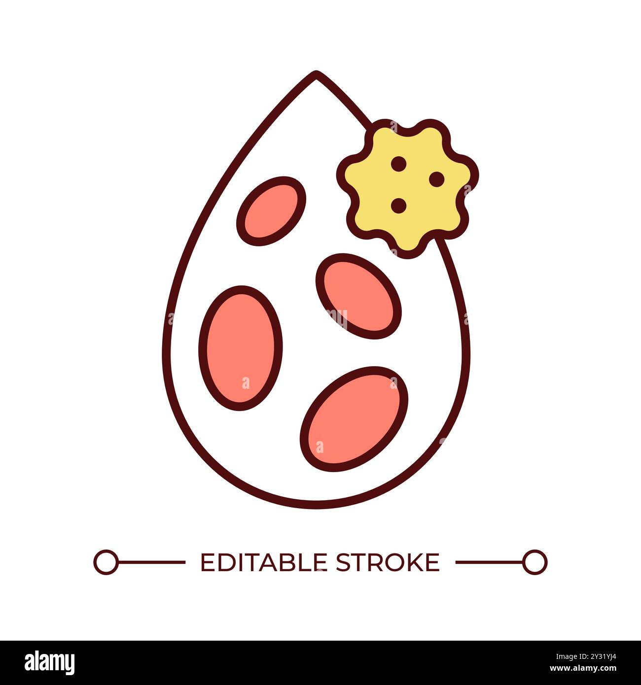 Leukemia RGB color icon Stock Vector Image & Art - Alamy