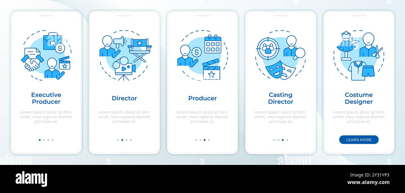 Guide to the actors Stock Vector Images - Alamy