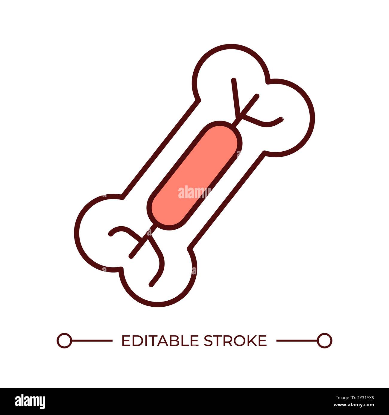 Human organ bone color Cut Out Stock Images & Pictures - Alamy