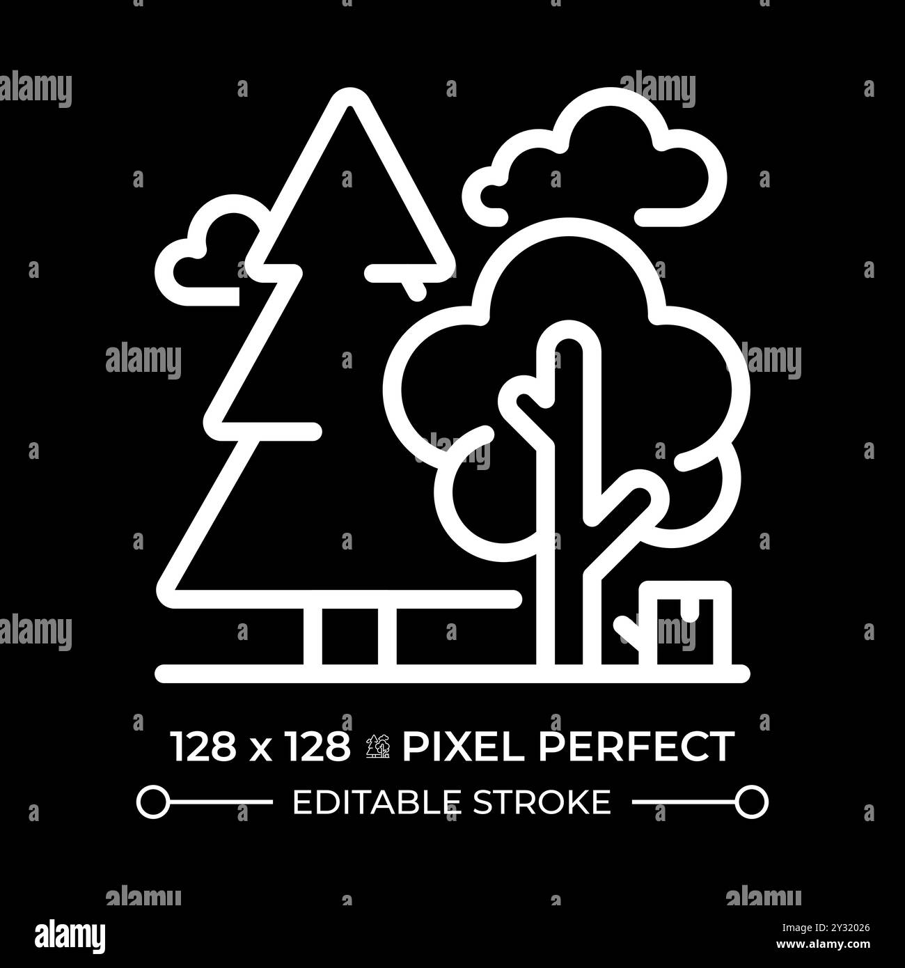 Forest conservation theme Stock Vector Images - Alamy