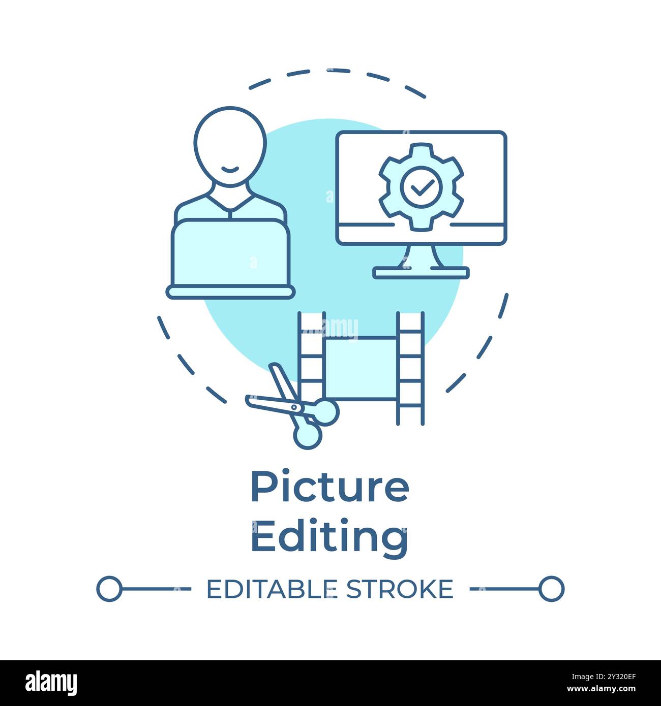 Picture editing multi color concept icon Stock Vector Image & Art - Alamy Picture editing multi color concept icon Stock Vector Image & Art - Alamy