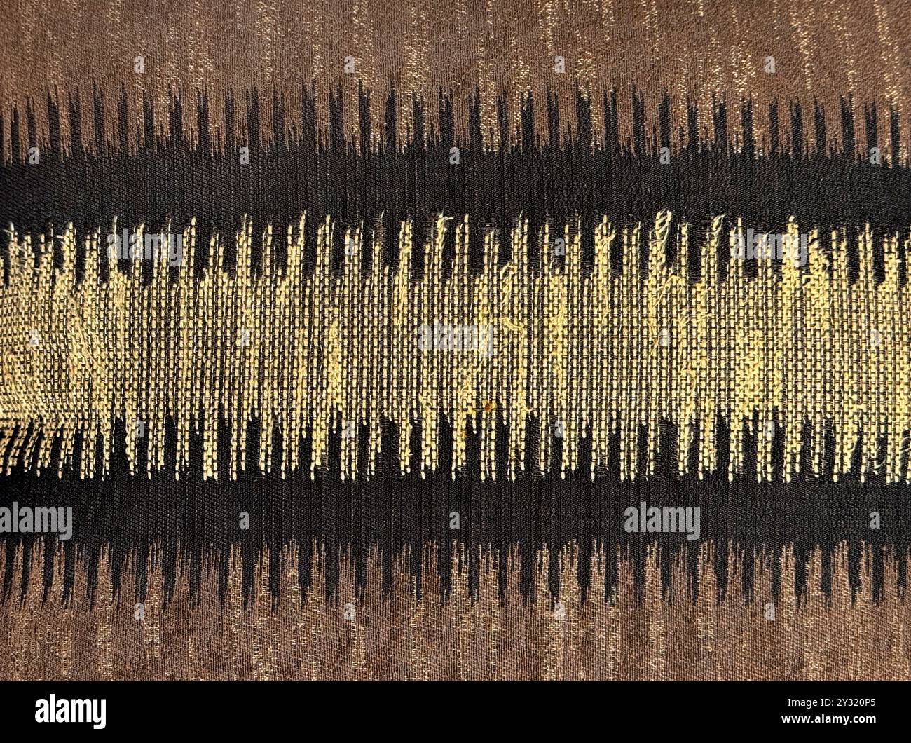 Random ethnic looking seamless fabric in Brown, black, and yellow ...