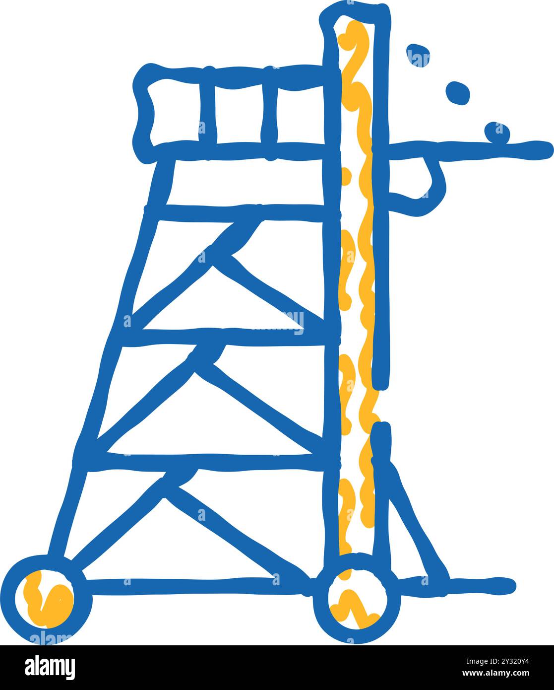 siege tower icon doodle illustration Stock Vector Image & Art - Alamy